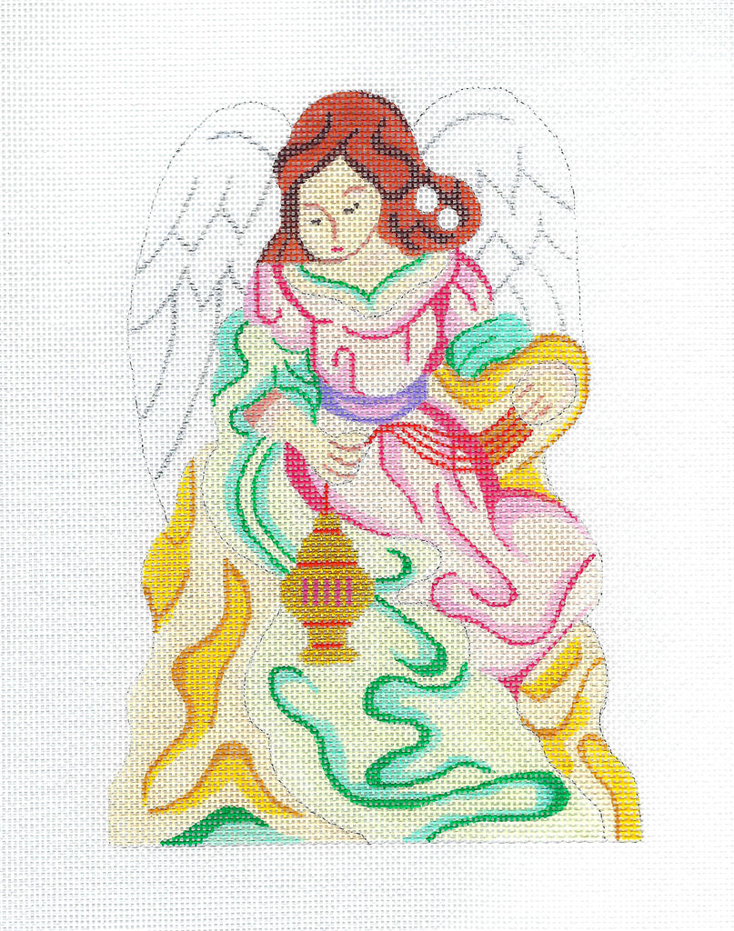 Christmas ~ Creche Angel for the Nativity handpainted Needlepoint Canv ...