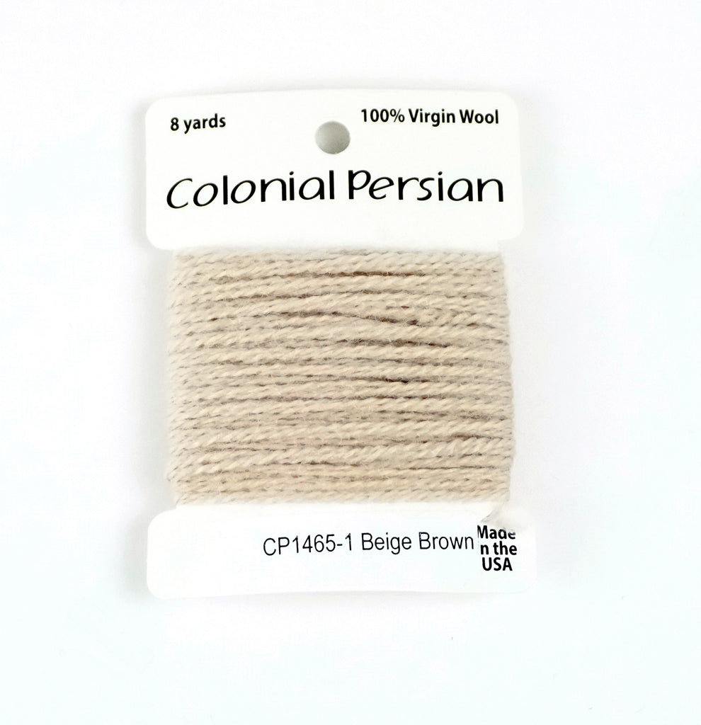 3 Ply Persian Wool "Beige Brown" #1465 Needlepoint Thread by Colonial ...