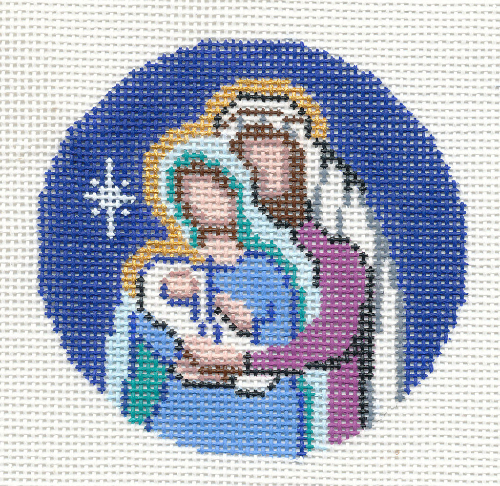 Christmas Nativity ~ Holy Family Christmas Nativity handpainted Needle ...
